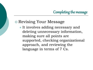 EFFECTIVE BUSINESS MESSAGE | COMMUNICATION | PPT