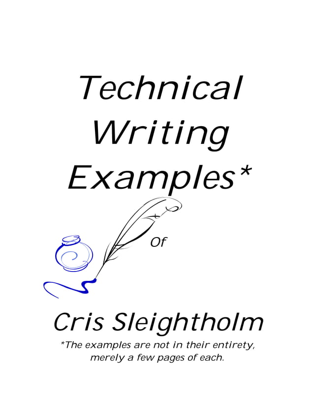 Technical Writing Examples | PDF