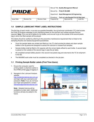 Technical Writing Examples | PDF
