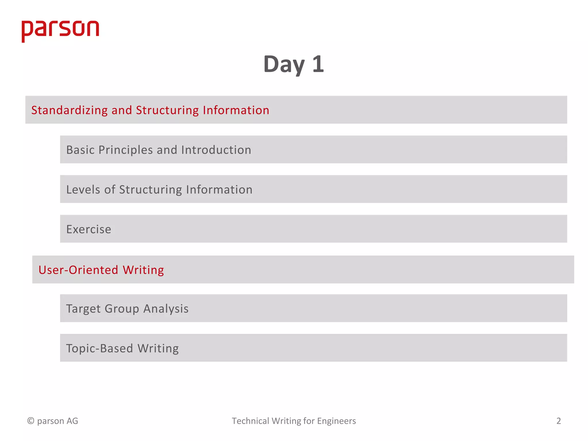 Technical Writing Training for Engineers | PPTX