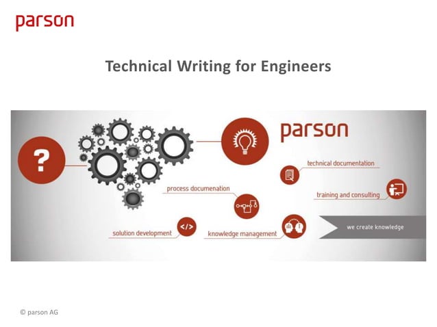 Technical Writing Training for Engineers | PPTX