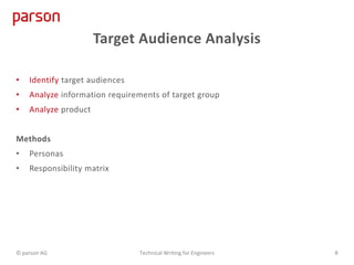 Technical Writing Training for Engineers | PPTX