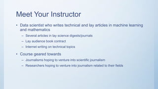 Technical writing for scientific journalism and lay science | PPT