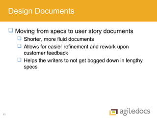 Technical writing in an agile development environment | PPT