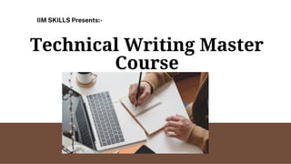 Technical Writing Course | PPT
