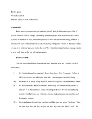 Technical writing memo | DOCX