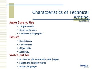 Technical Writing_An Introduction | PPT