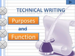 Technical writing report | PPTX