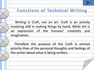 Technical writing report | PPTX