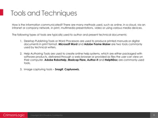 Technical writing training 2013 14 (2) | PPTX