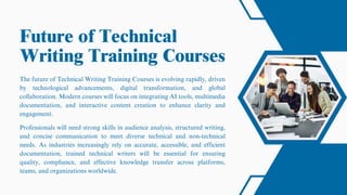 Technical Writing Training Courses | Instructional Solutions | PDF