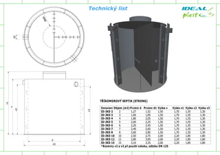 Technicky vykres-septik-dvouplastovy-strong | PDF
