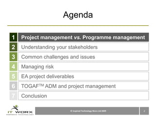 Enterprise Architecture Program Management Challenges | PPT
