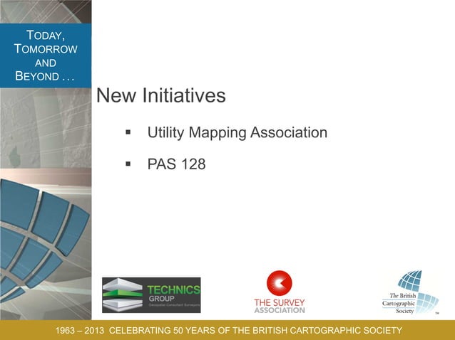 Utility detection and mapping, setting the standards for the future ...