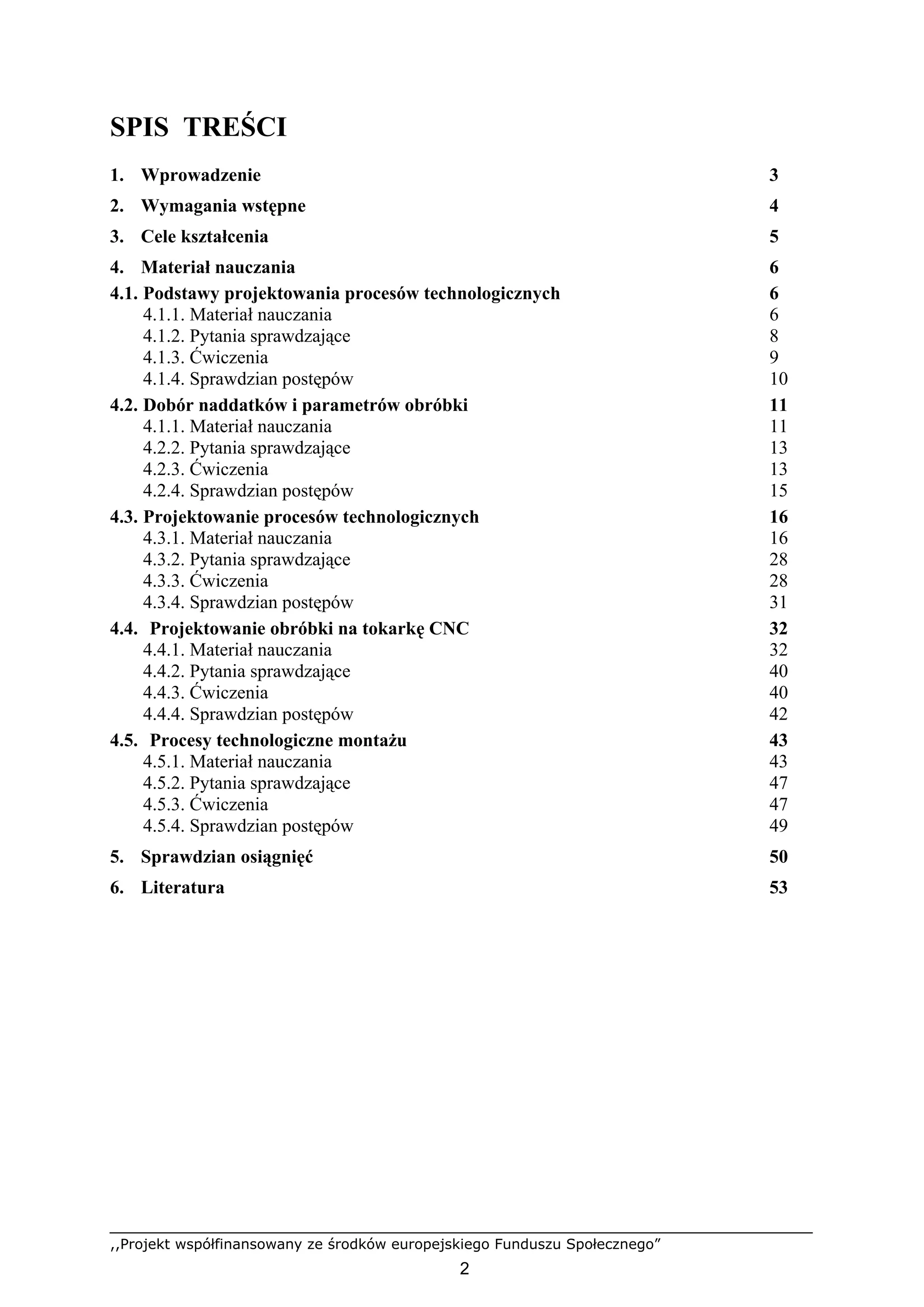 17. Projektowanie procesów technologicznych | PDF