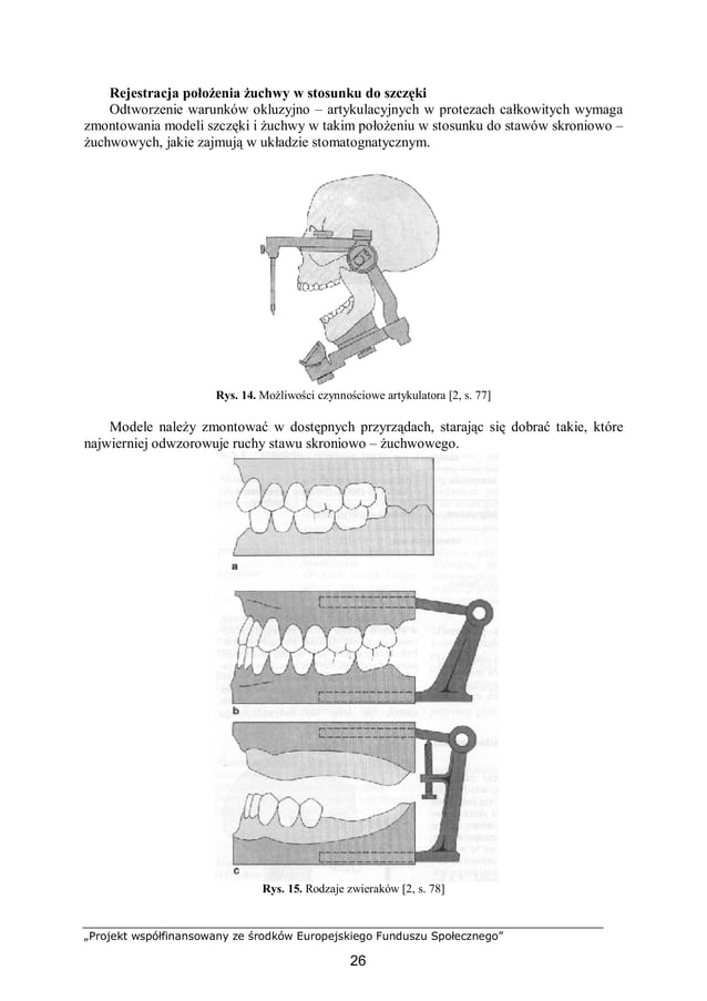 Wykonywanie protez całkowitych | PDF | Dental Health | Diseases and Conditions