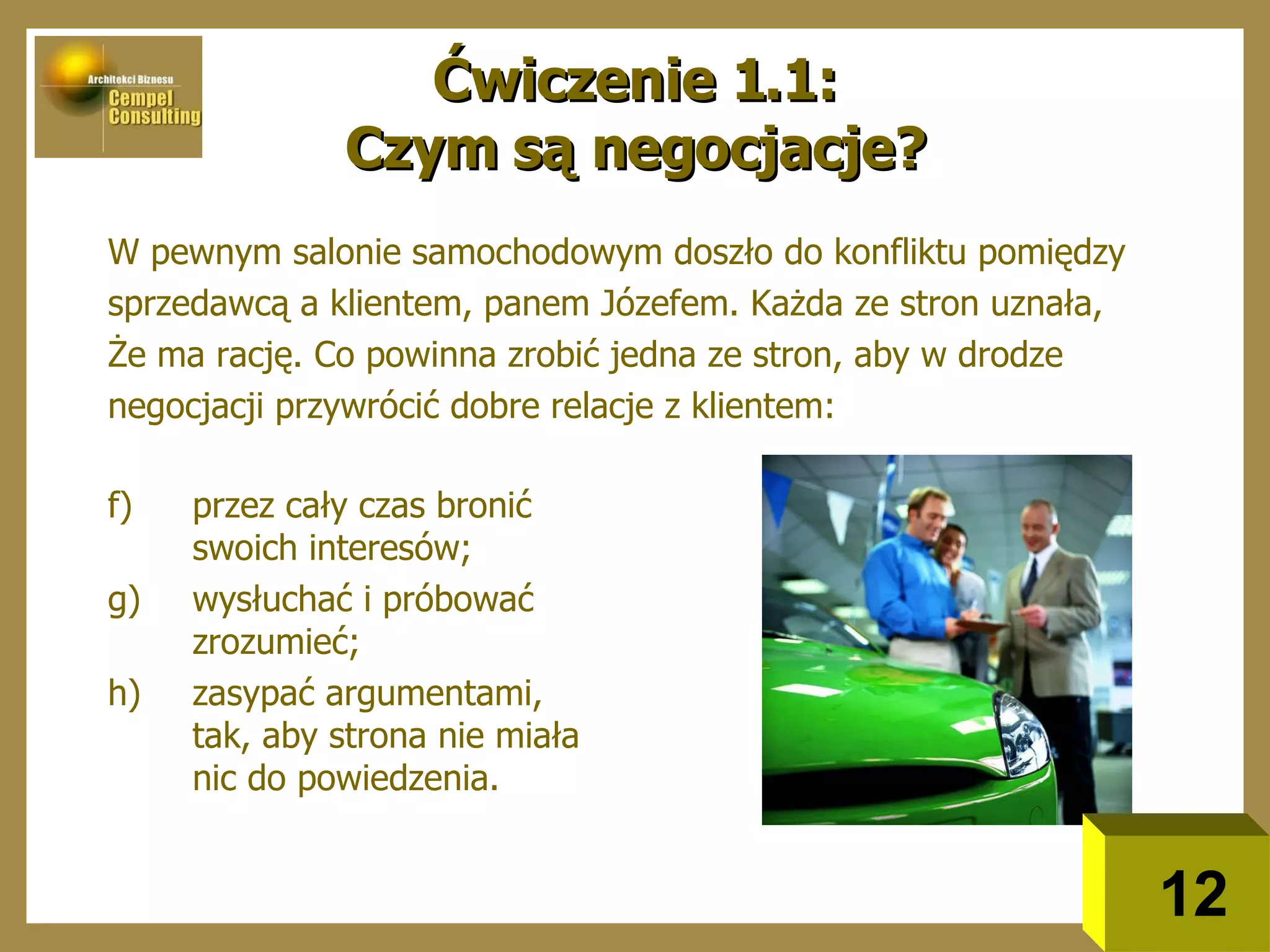 Techniki Negocjacyjne Cz 1 | PPT
