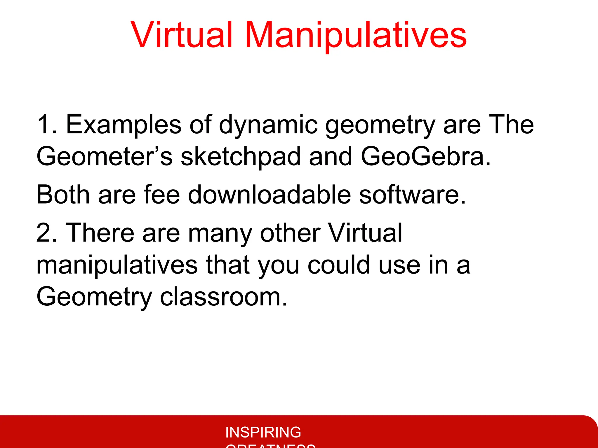 importance of technology in the geometry | PPT