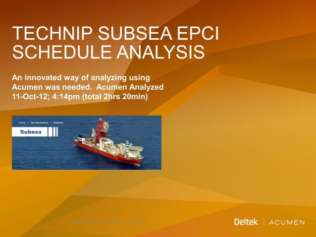 Technip case study | PPT