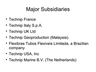 Technip company profile | PPT