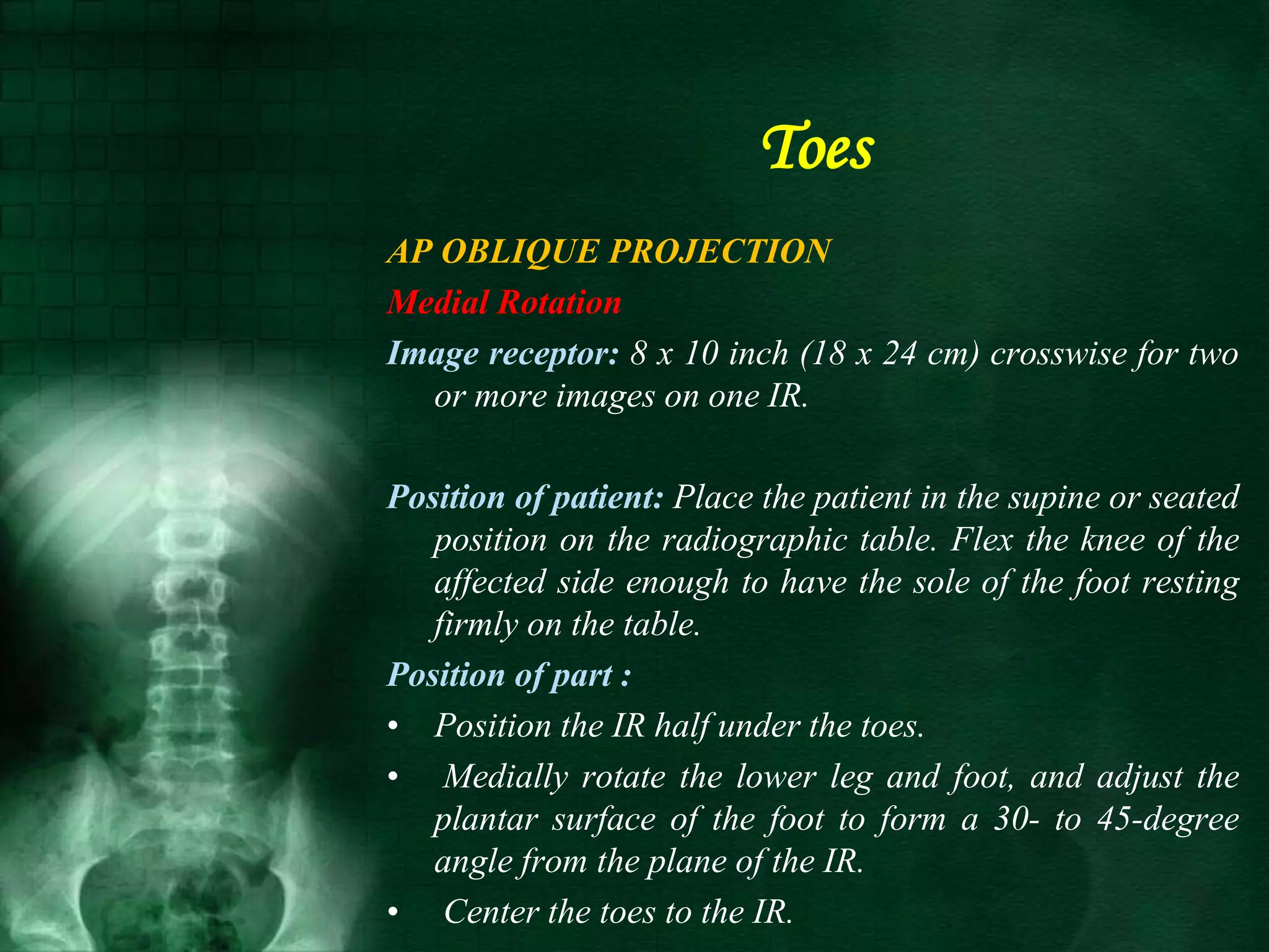 Technique 1 Lower limbs 1 | PPTX