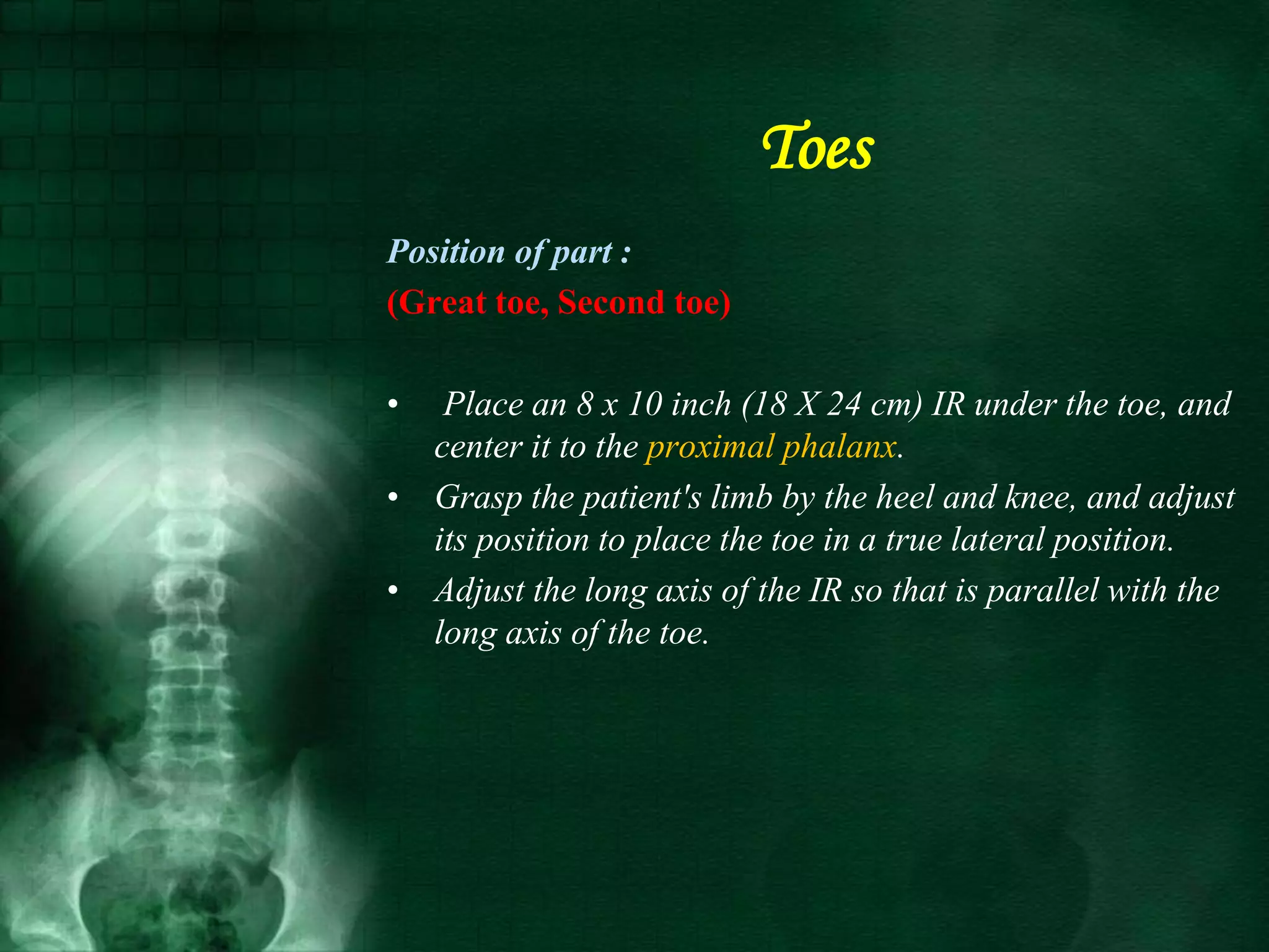 Technique 1 Lower limbs 1 | PPTX