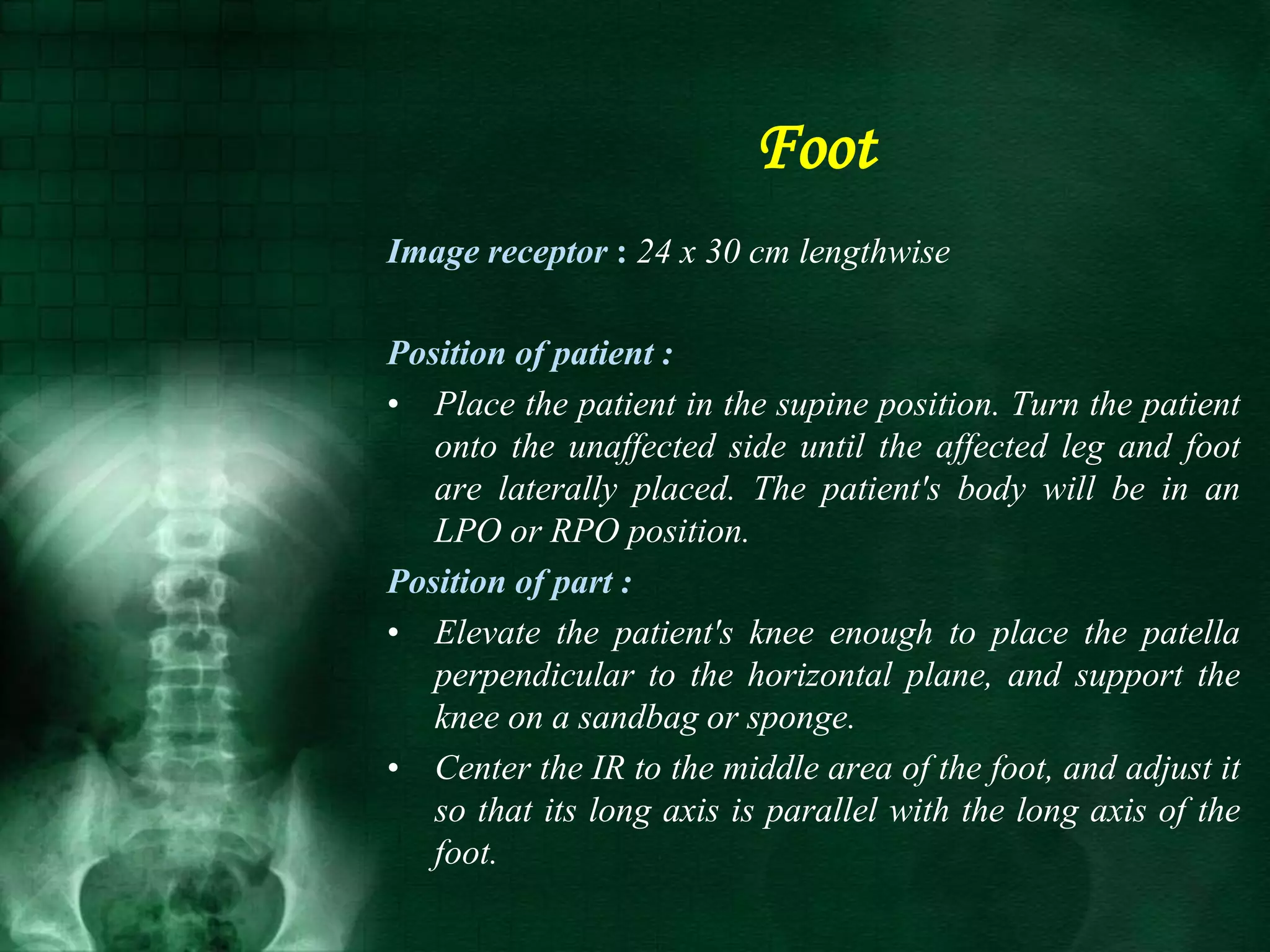 Technique 1 Lower limbs 1 | PPTX