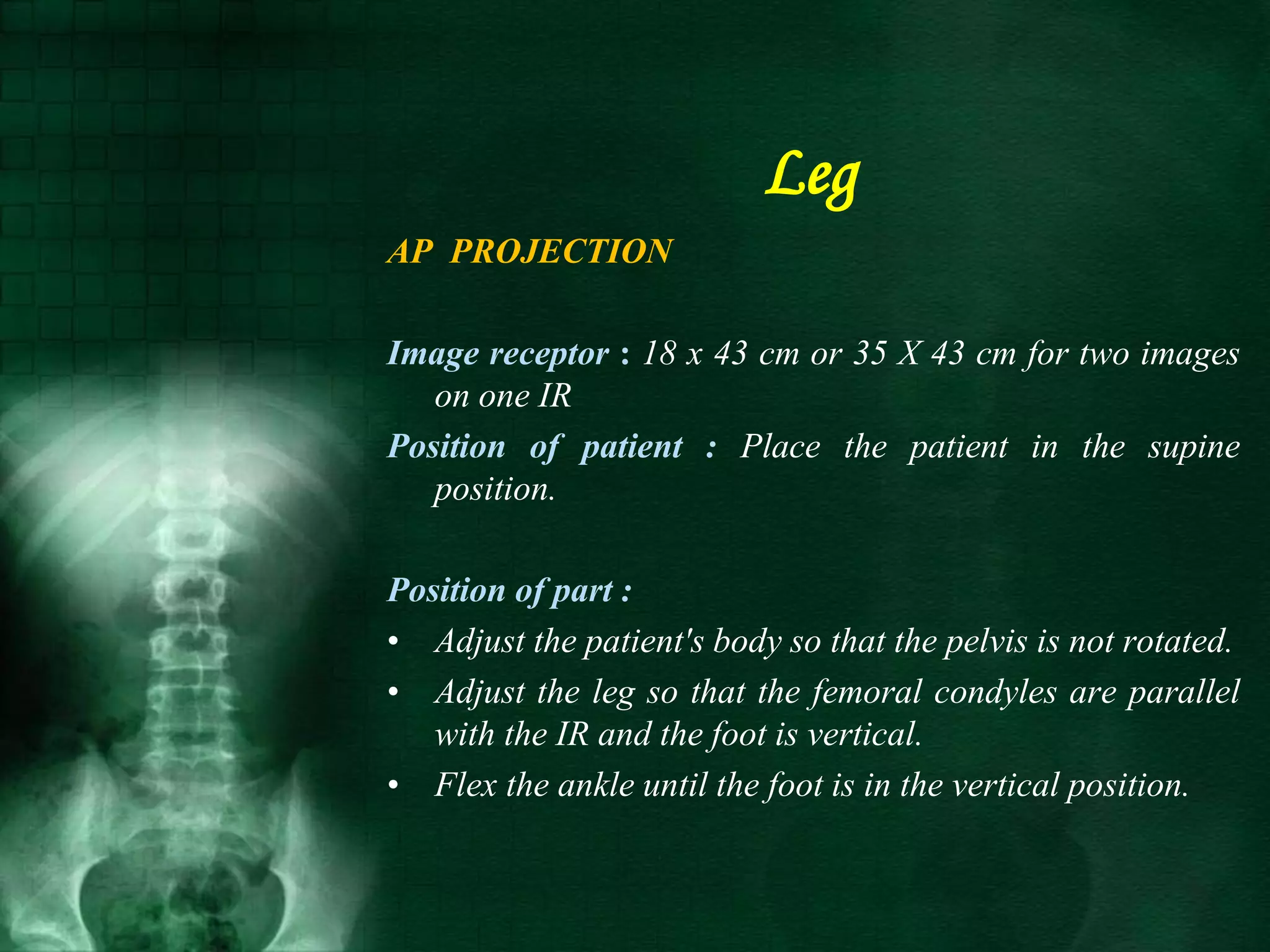 Technique 1 Lower limbs 2 | PPTX