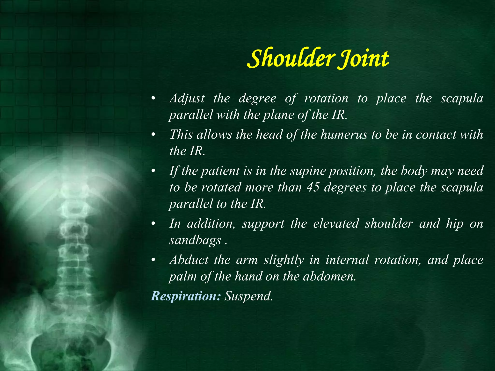 Technique 1 Upper limbs 3 | PPTX