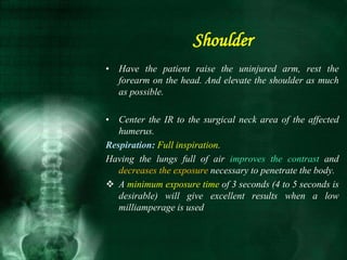Technique 1 Upper limbs 3 | PPTX