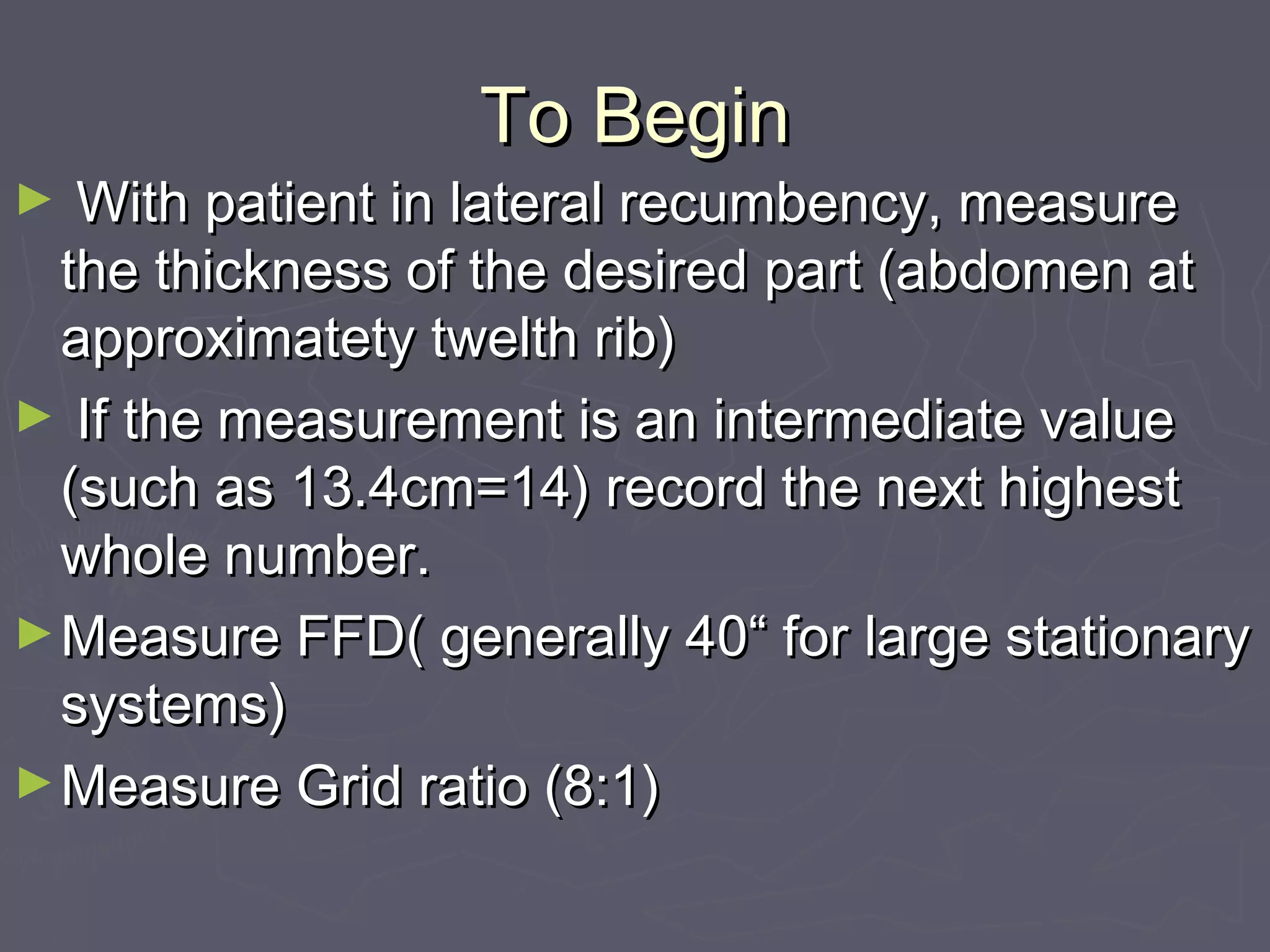 Technique chart construction | PPT