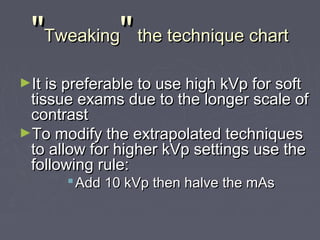 Technique chart construction | PPT