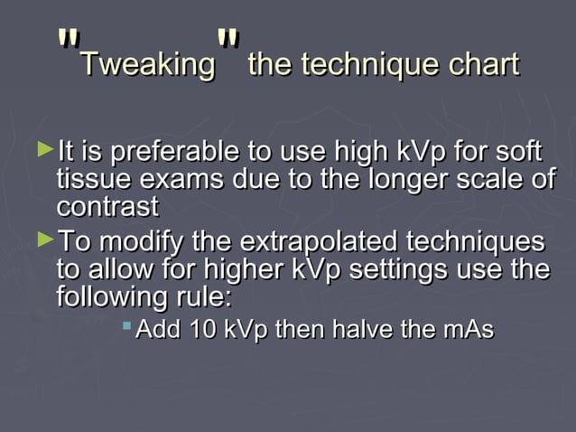 Technique chart construction | PPT
