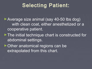 Technique chart construction | PPT