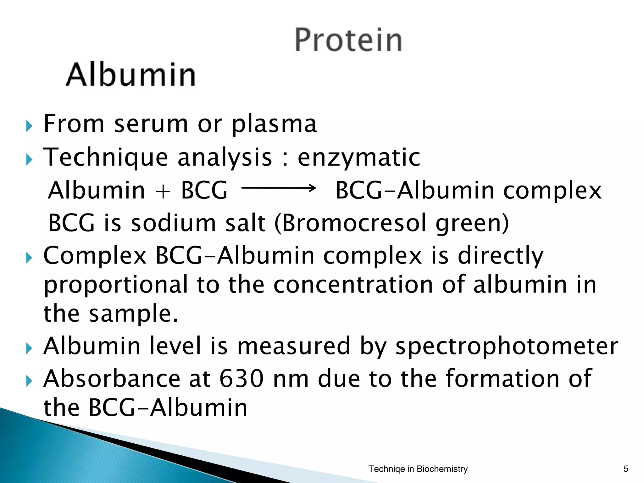 Technique in biochemistry (13 september 2011) | PPTX