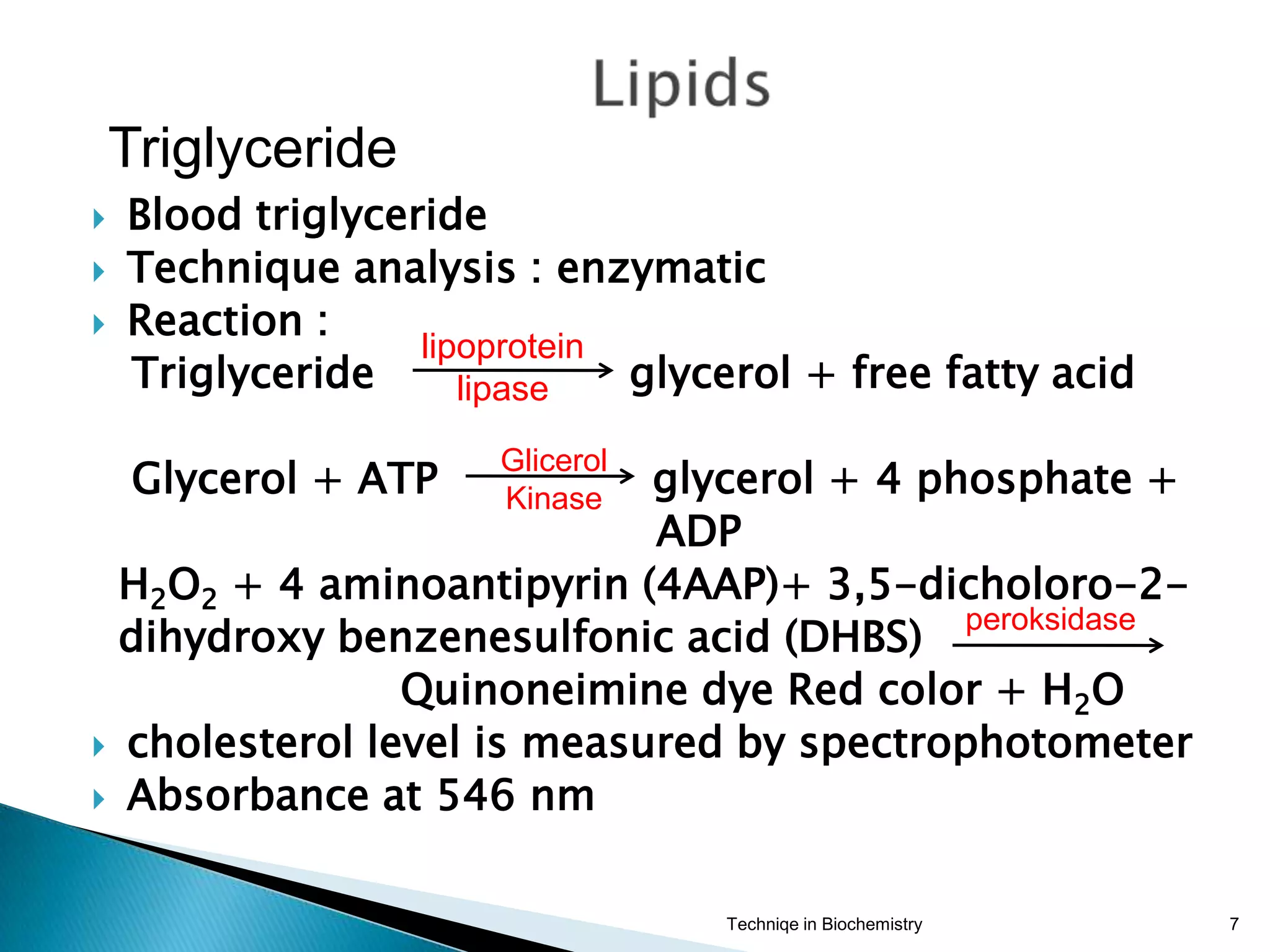 Technique in biochemistry (13 september 2011) | PPTX