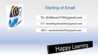 Technique of email writing | PPTX