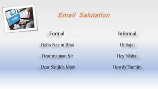 Technique of email writing | PPTX