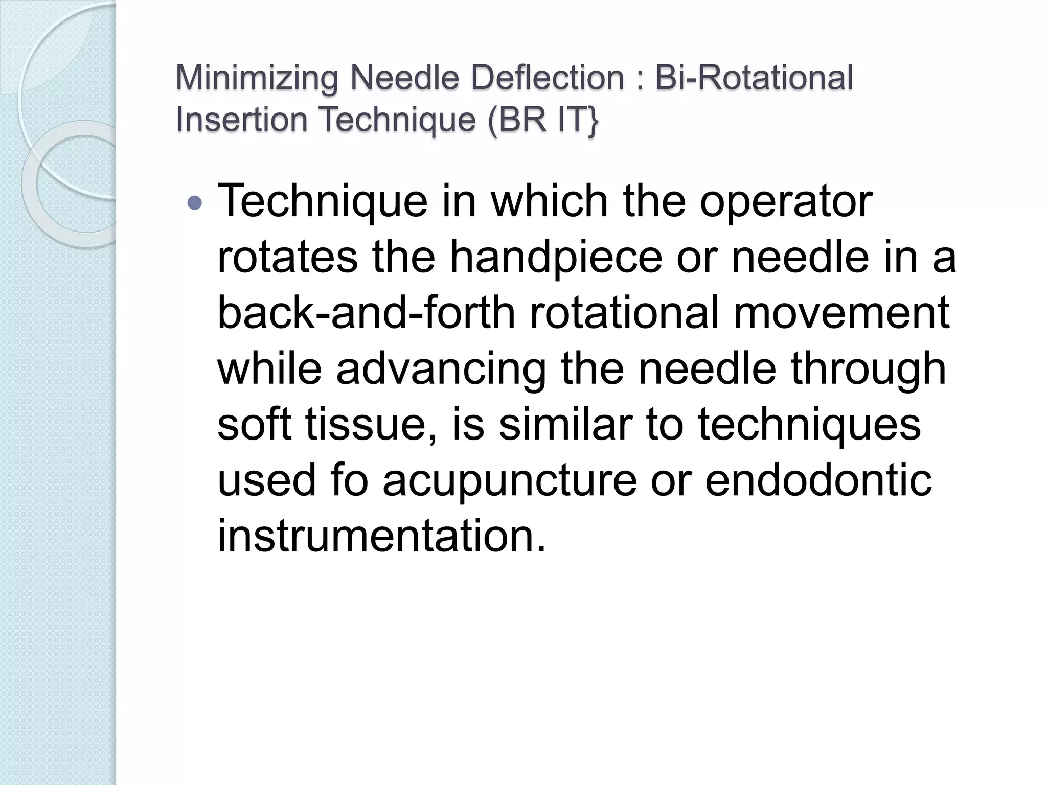 Technique of mandibular anesthesia | PPTX