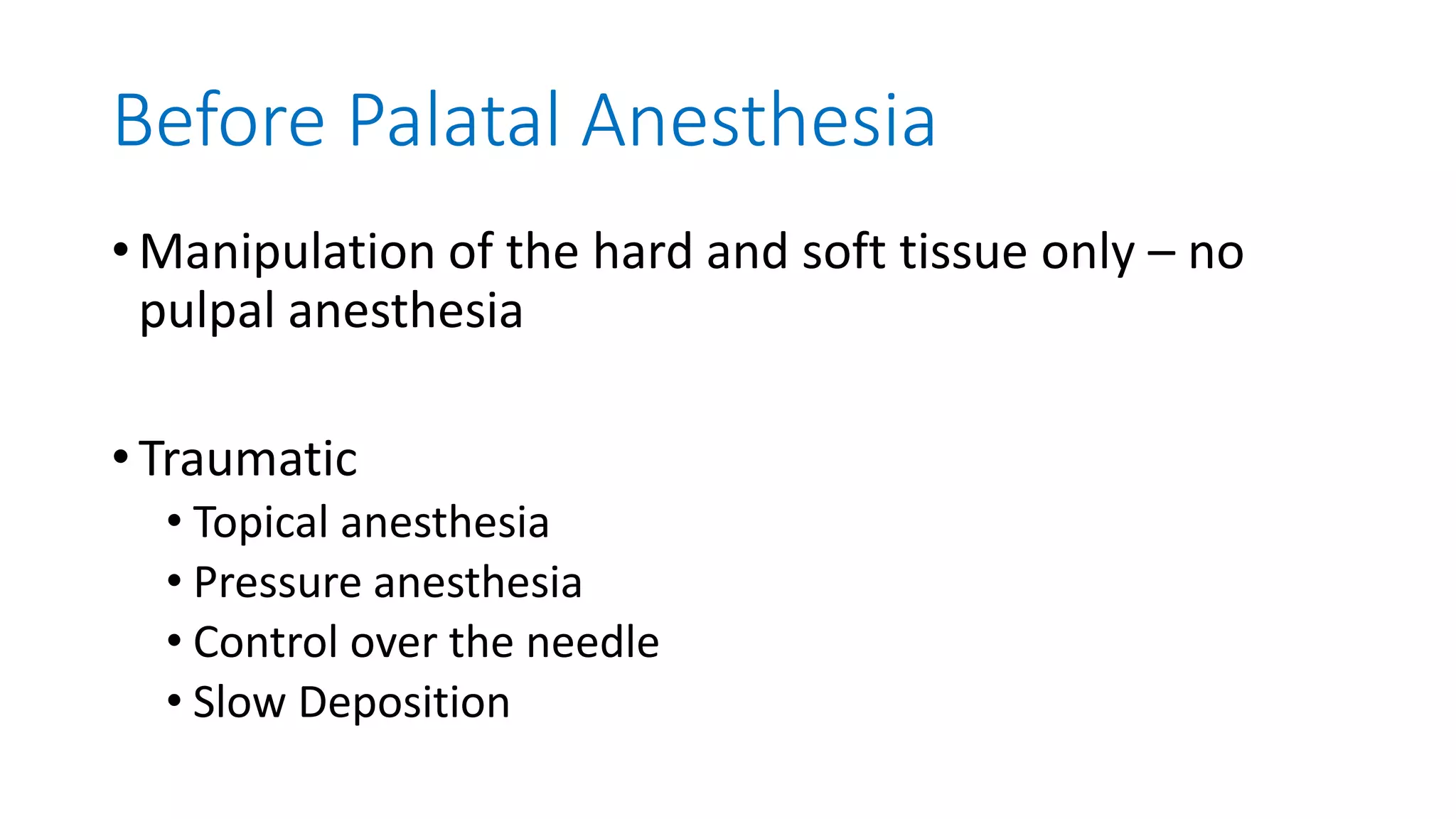 Technique of maxillary anesthesia | PPTX