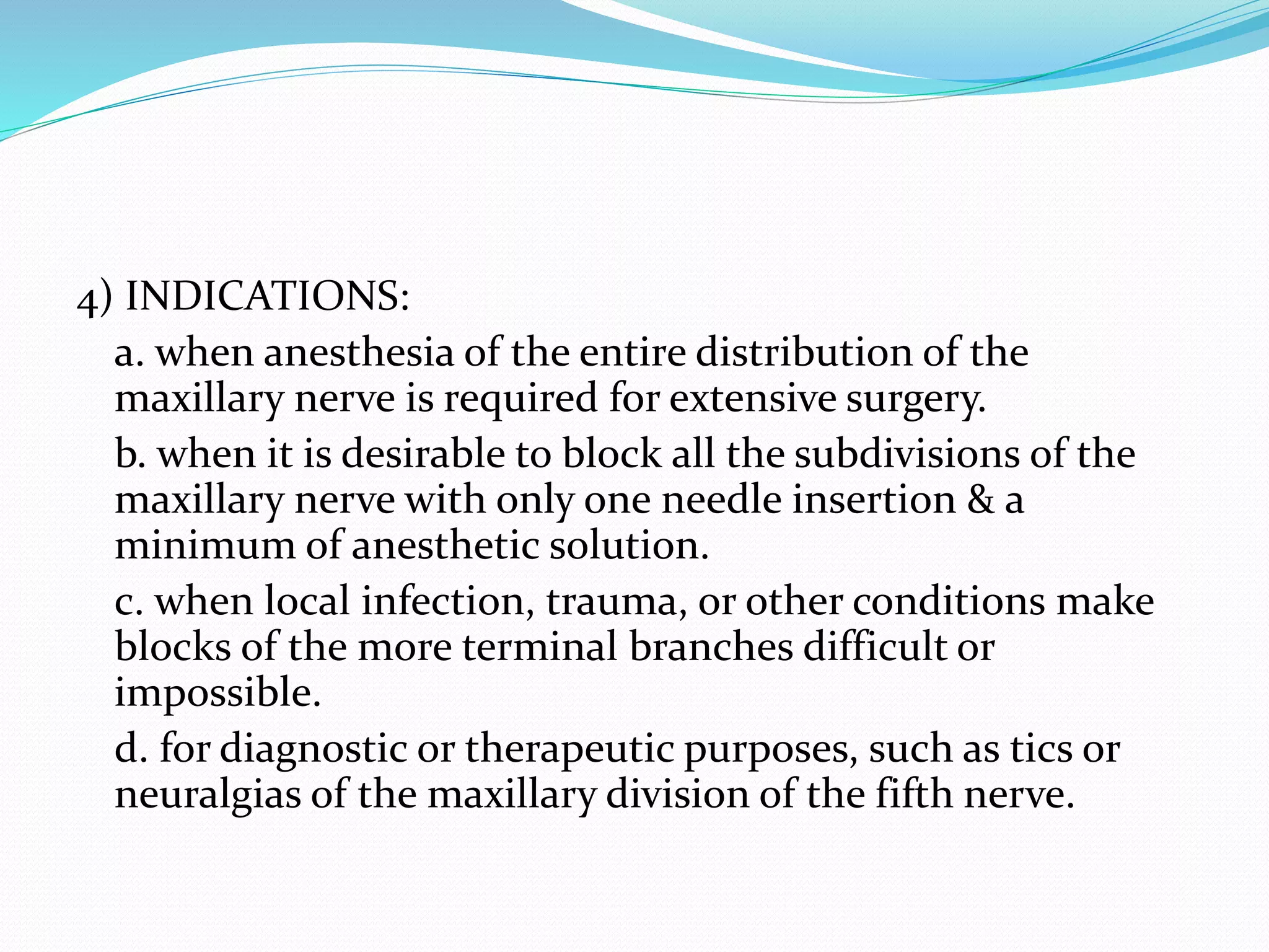 Technique of maxillay anesthesia | PPTX