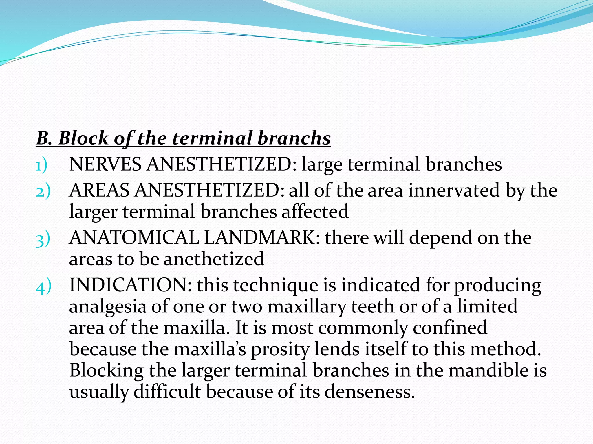 Technique of maxillay anesthesia | PPTX
