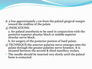 Technique of maxillay anesthesia | PPTX