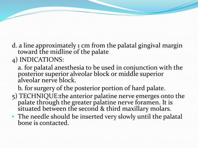 Technique of maxillay anesthesia | PPTX