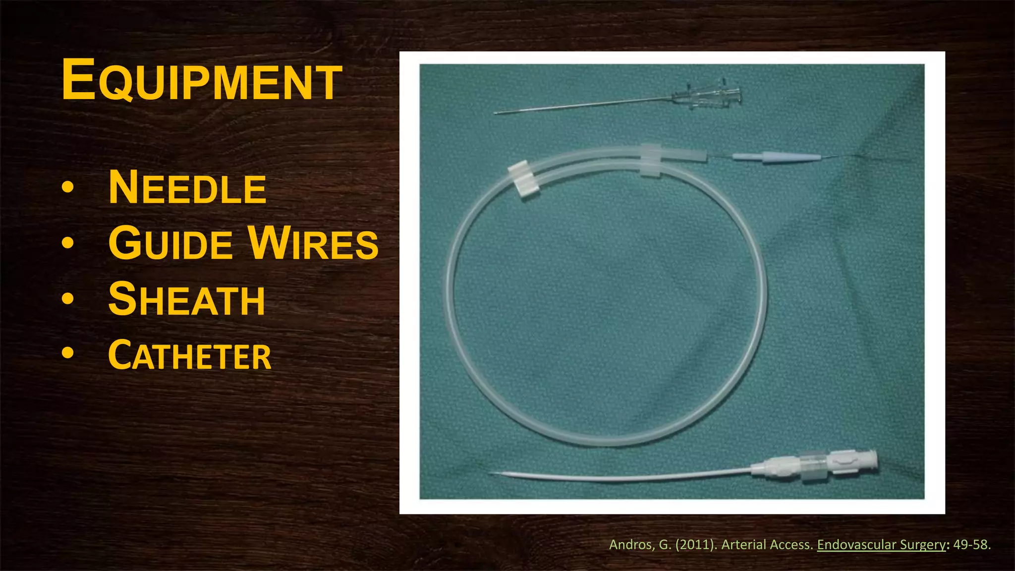 Technique of peripheral angiogram and complication | PPTX