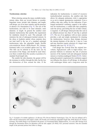 Technique of tracheostomy | PDF | Ear, Nose and Throat Conditions ...