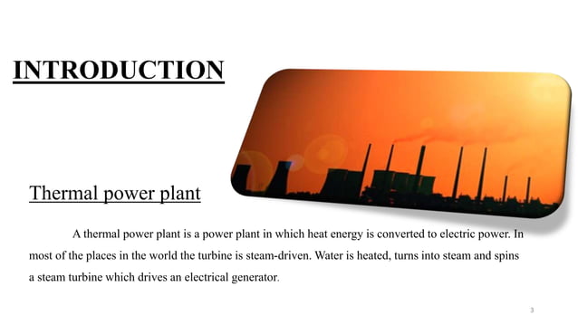 thermal power plant and is cycle and how to work | PPT