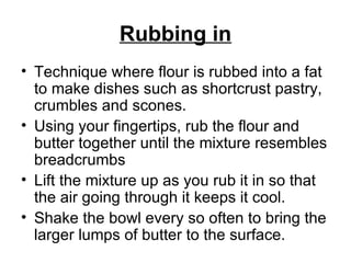 Baking Techniques | PPT