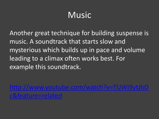 Suspense Techniques | PPTX