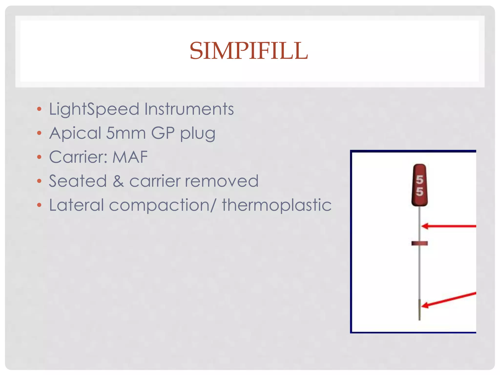 Techniques of Root Canal Obturation | PPTX